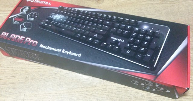 Jingak's Blog: MAXTILL BLADE PRO Mechanical Keyboard (적축)