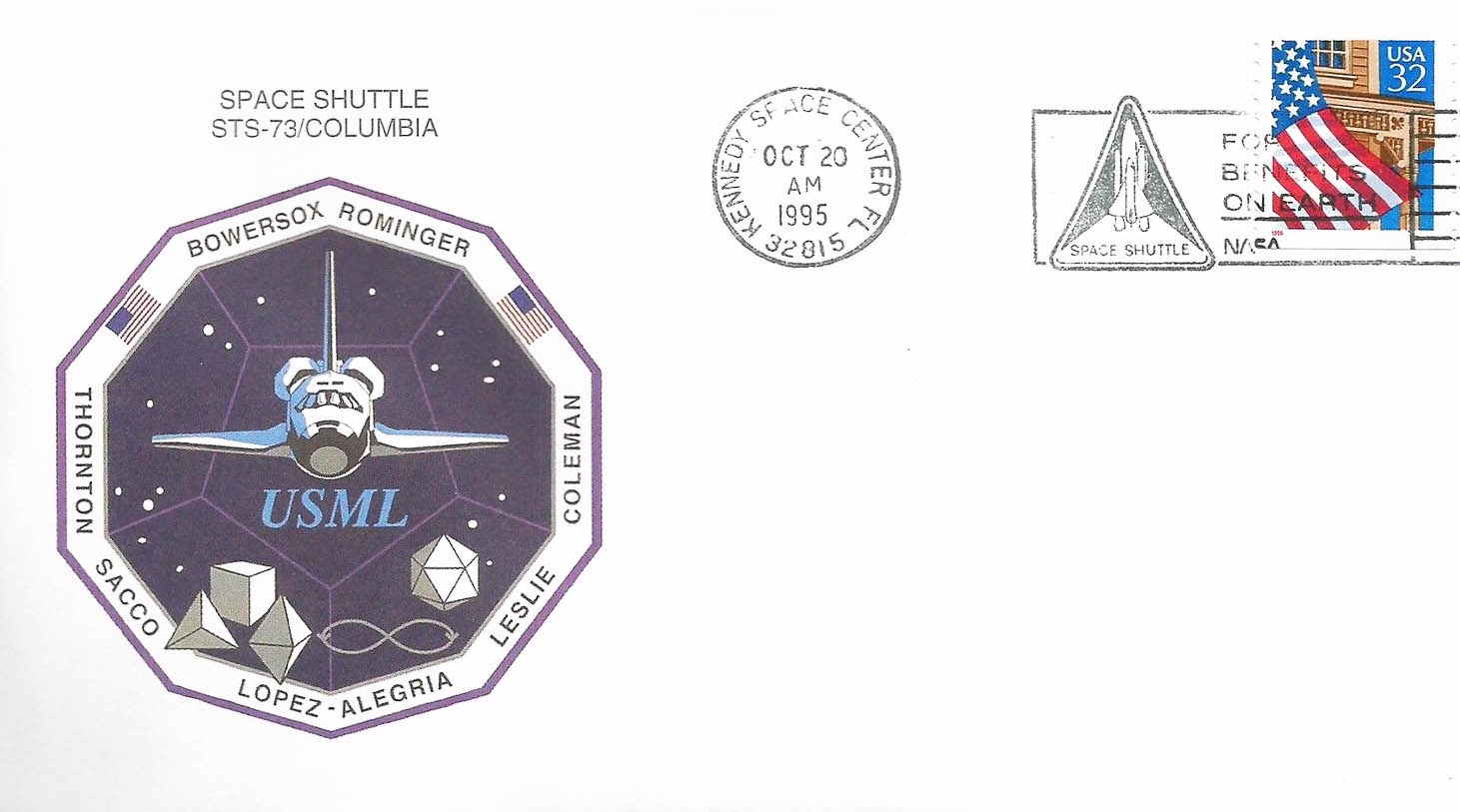 SPACE RELICS: 20ème anniversaire de la mission STS-73