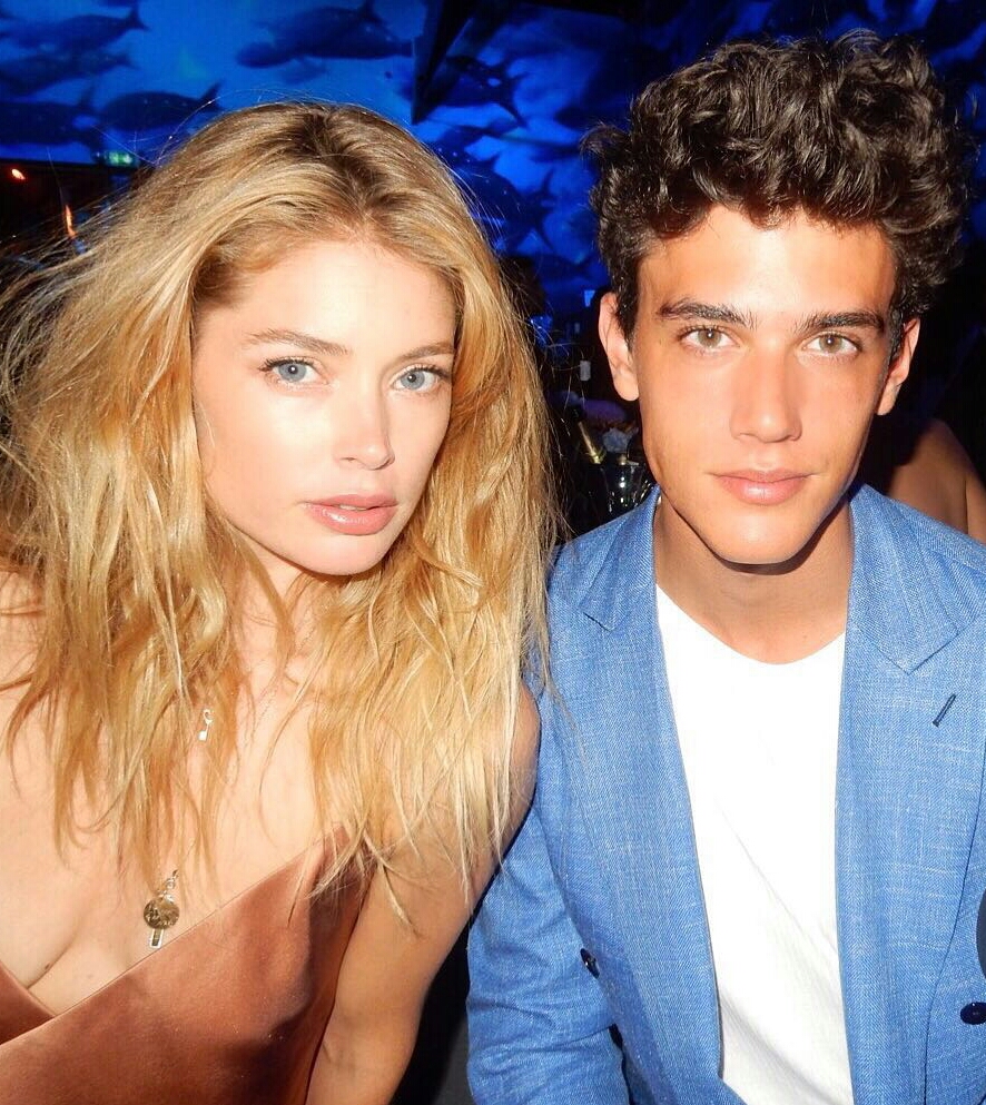 EL MODELO, XAVIER SERRANO, SE CODEA CON "LOS ÁNGELES" DE VICTORIA´S SECRET