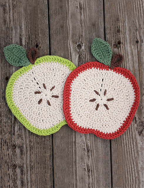Awesome Apples! 10 Free Crochet Patterns | Fiber Flux...Adventures in ...
