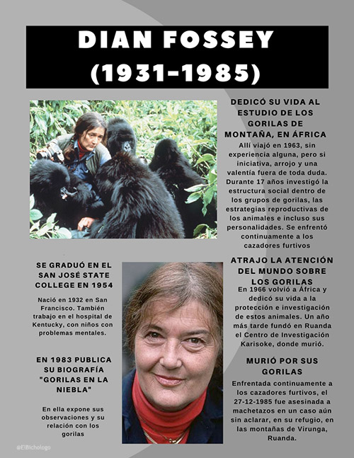 Cris- Religión: DIAN FOSSEY.