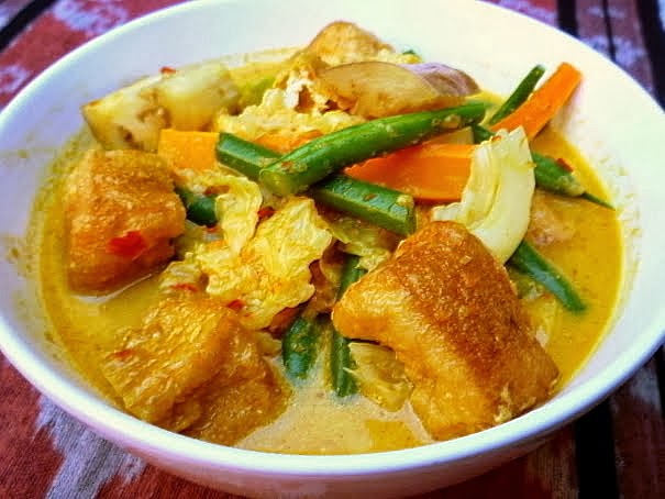 Resep Kari Labu Kuning dan Kacang Panjang