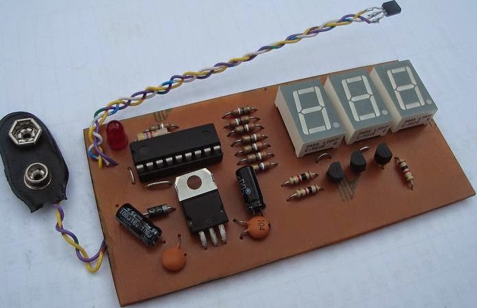 Electronica Pic - Profe Pablo en YouTube: Termómetro Digital con DS1820 ...