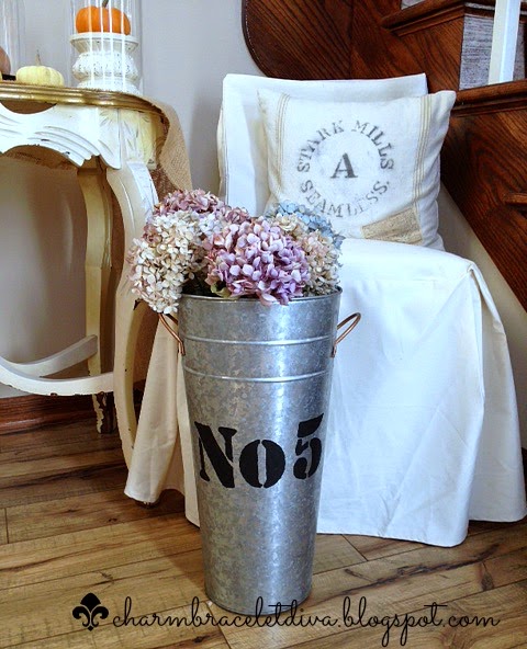 Our Hopeful Home: DIY Stencils and How To Paint a Galvanized French ...