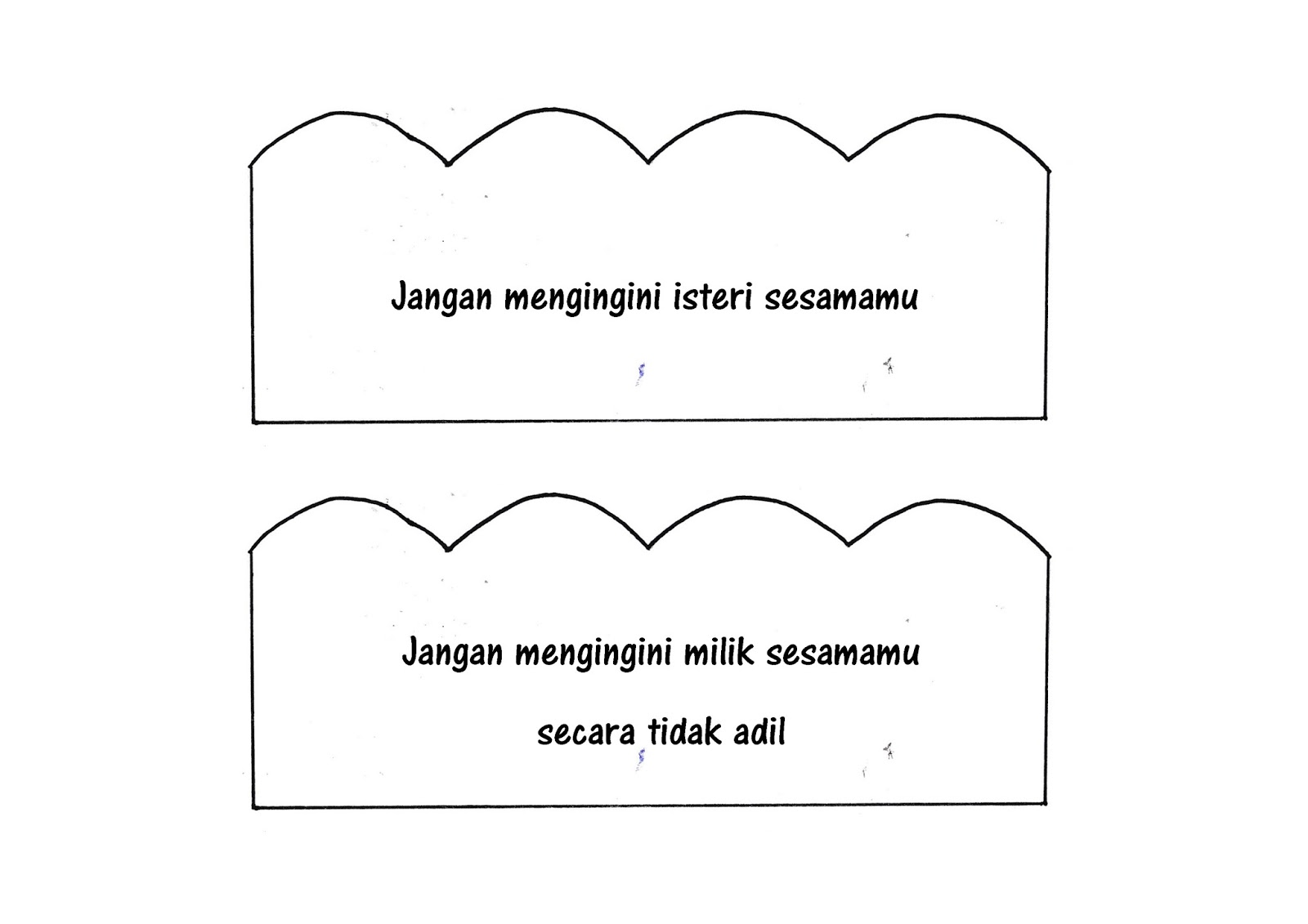 10 Perintah Allah -> Keluaran 20 : 1- 17