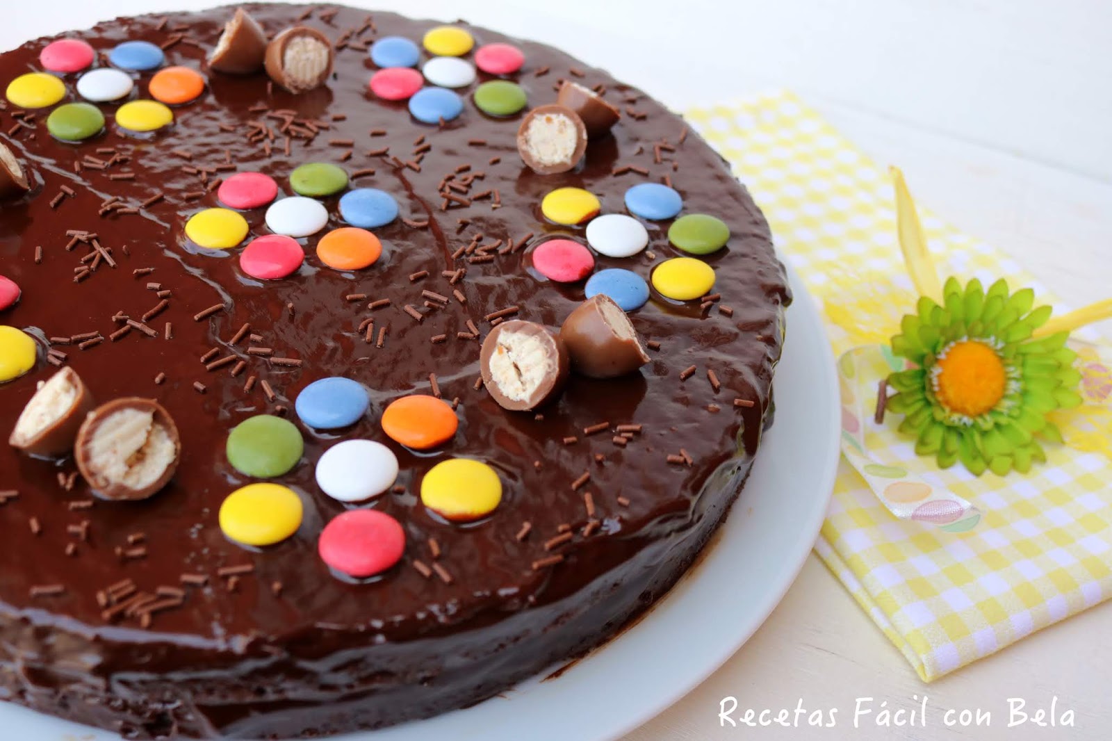 Tarta de chocolate rellena con crema de cacao | Torta de chocolate ...