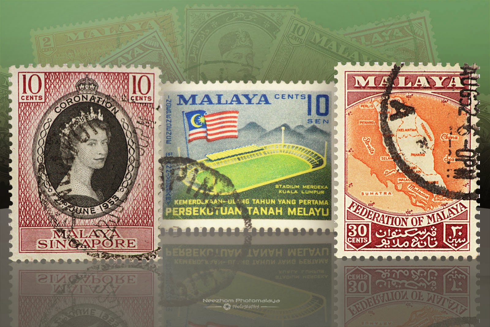 Koleksi setem Malaya, Sarawak dan North Borneo - Unikversiti