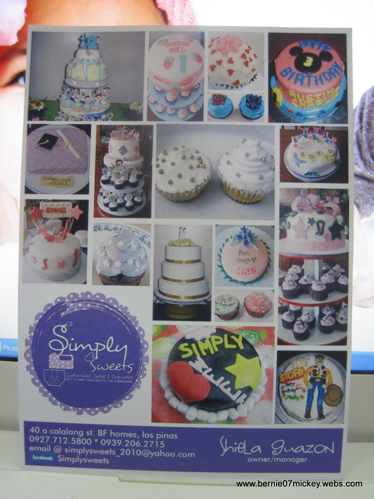 F1 Digital Scrapaholic: Simply Sweets Business Logo Final Prinout