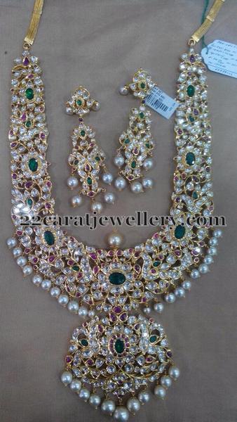 Kundan Floral Long Chain - Jewellery Designs