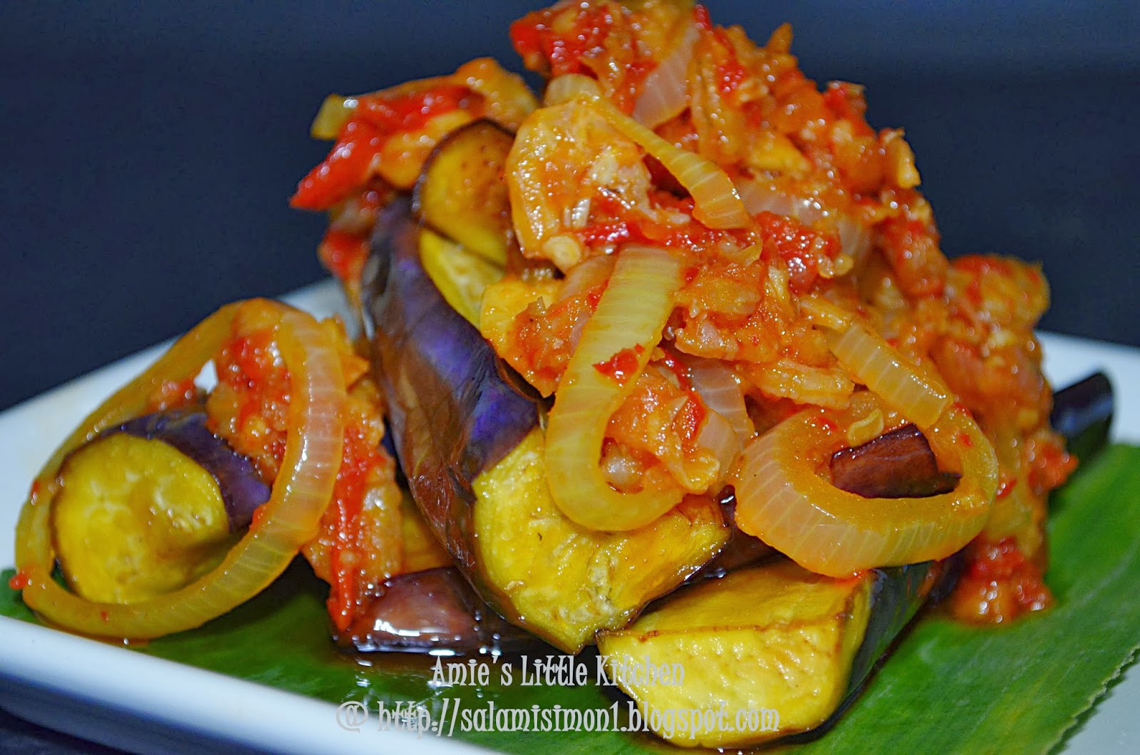 Terung Goreng Berlada .... resepi simple dimple tapi sodap! - Amie's ...