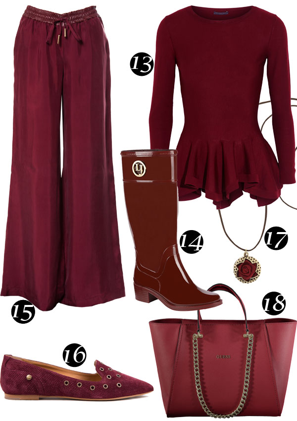 Brilhos da Moda: Tendências de Cor - Bordeaux