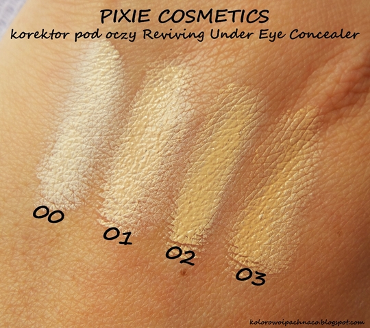 Kolorowo i pachnąco...: PIXIE COSMETICS - Korektor pod oczy Reviving ...