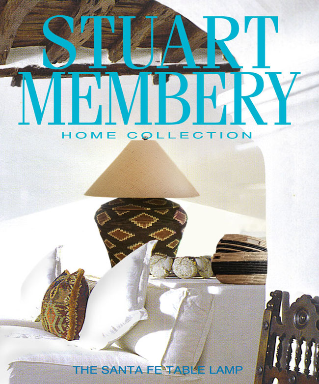 STUART MEMBERY HOME COLLECTION: THE SANTA FE TABLE LAMP ...