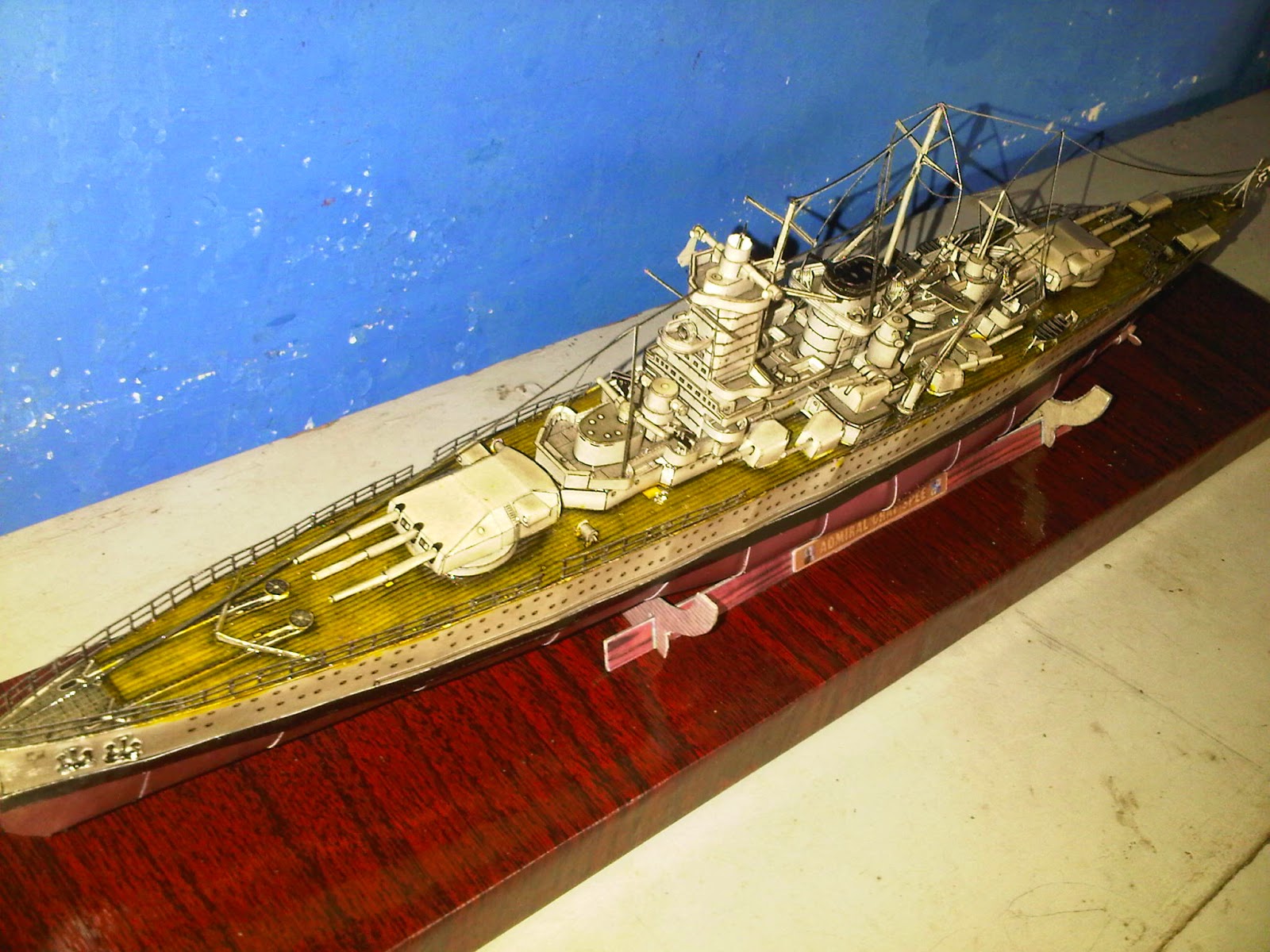 Papermodel Kapal Perang & Lain2: Papercraft Admiral Graff Spee