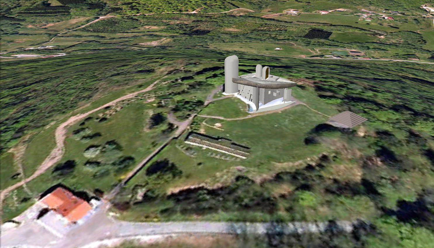 MY ARCHITECTURAL MOLESKINE®: LE CORBUSIER: CHAPEL OF NOTRE-DAME-DU HAUT ...