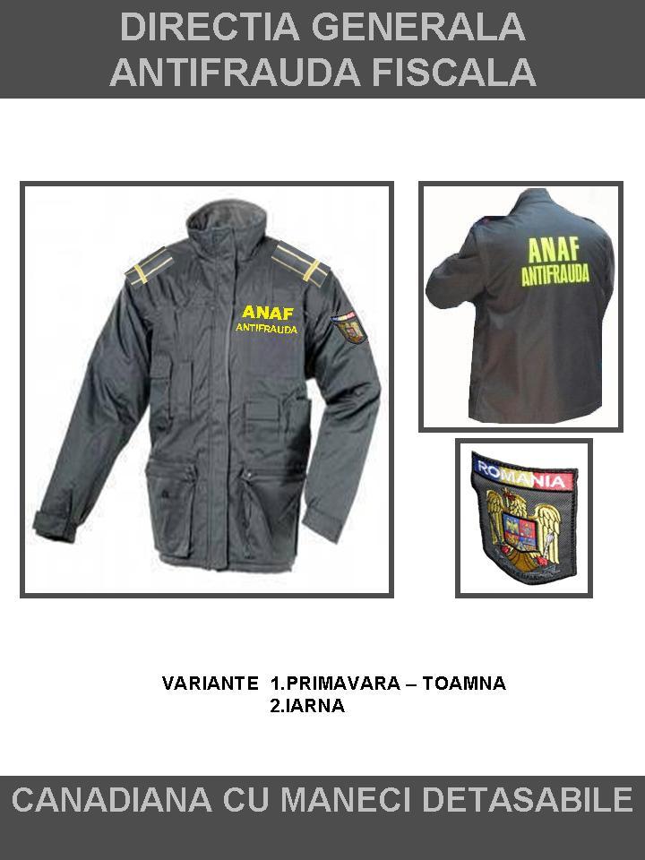 UNIFORME ANAF - ANTIFRAUDA: IMBRACAMINTE