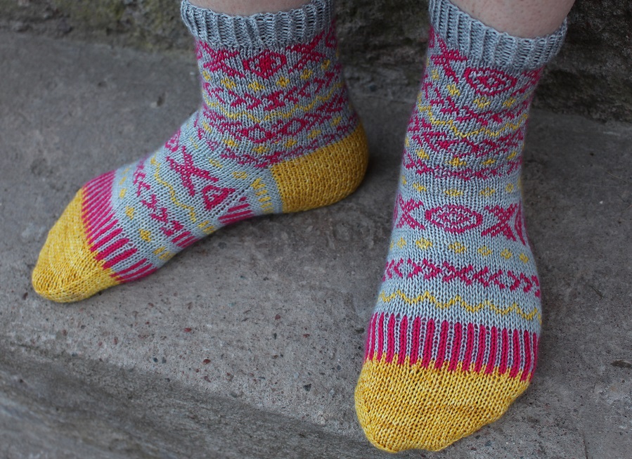 Dödergök: Puss och kram-sockor