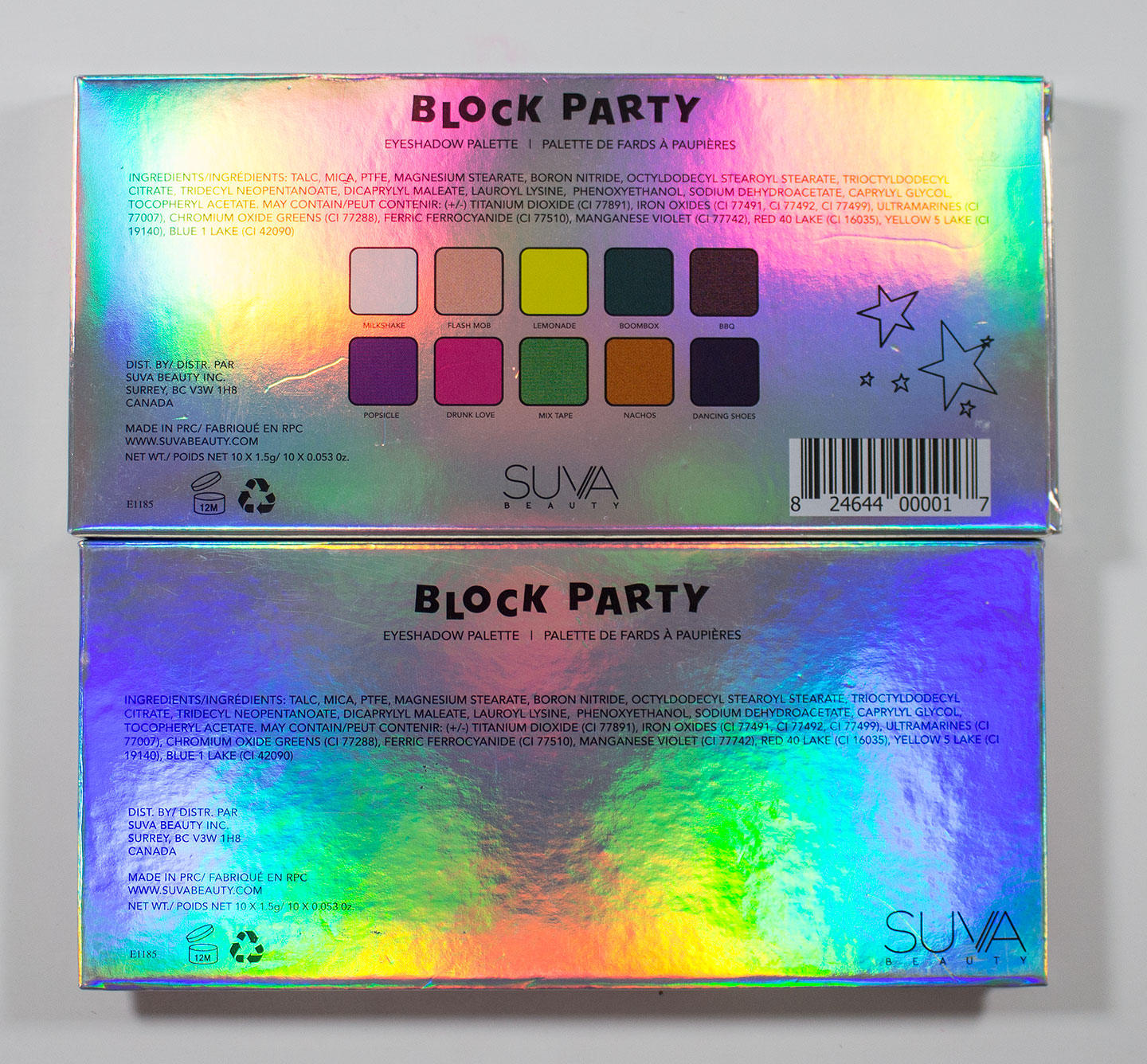 WARPAINT and Unicorns: SUVA Beauty Block Party Palette : Swatches & Review