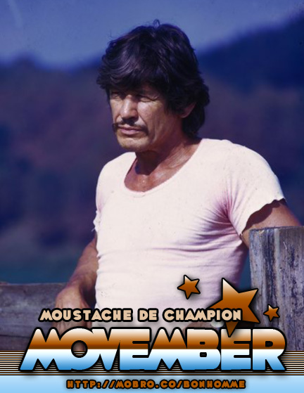 Les Sketcheurs Cosmiques: Charles Bronson - Moustache de champion Movember