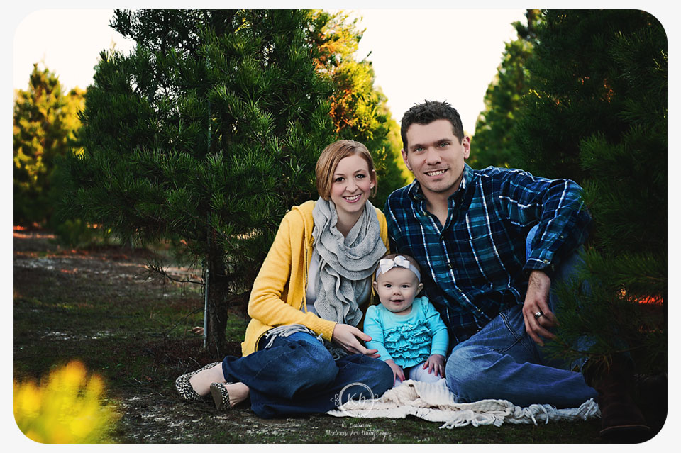 K. BULLARD MODERN ART IMAGERY: The Zuber Family:: Christmas Tree Farm