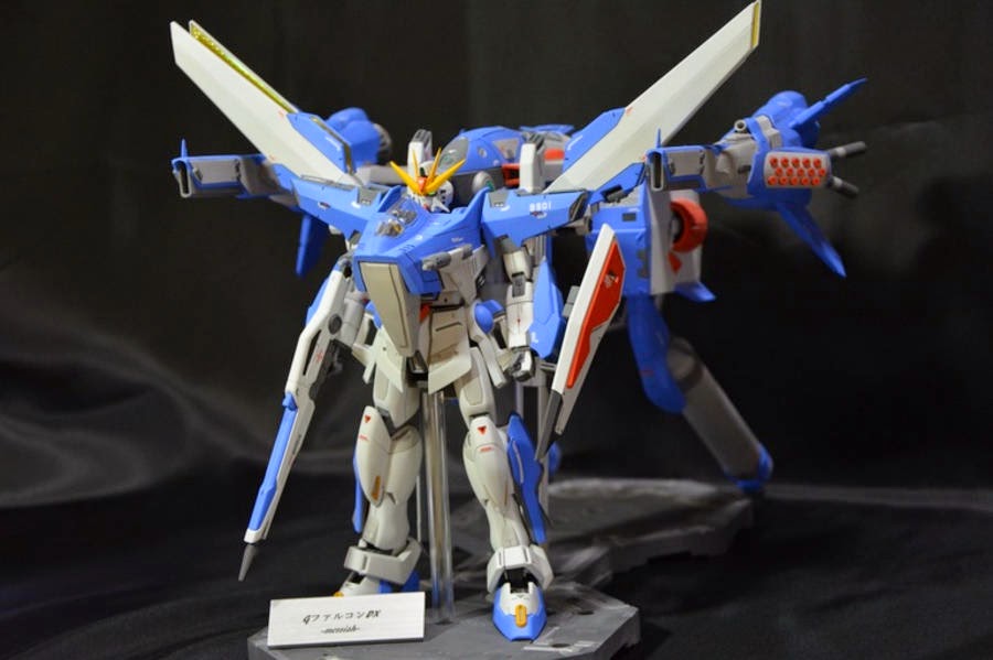Custom Build: MG 1/100 Gundam Double X + G Falcon "Messiah" - Gundam ...