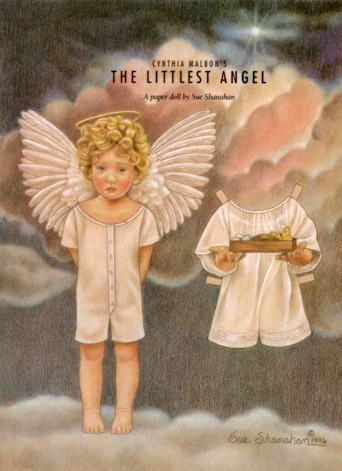 TODORECORTABLES SUEÑOS DE PAPEL: ANGELITOS PARA RECORTAR Y COLOREAR