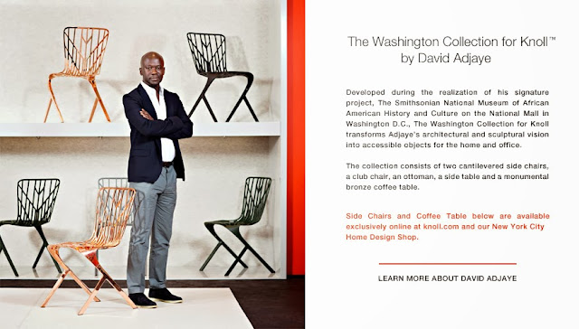 Ghana Rising: Luxe Furniture: David Adjaye 4 Knoll