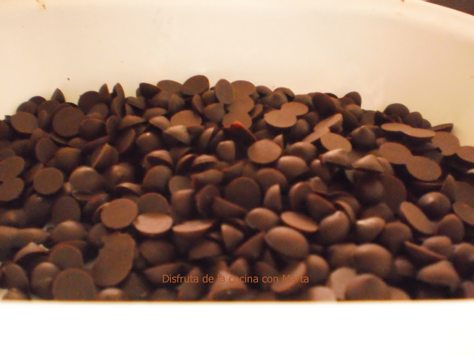 Disfruta de la cocina con Marta: Como hacer pepitas de chocolate