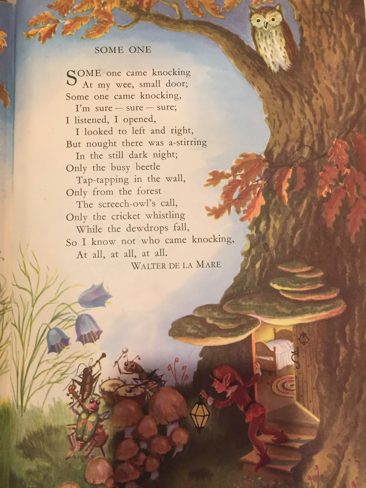 Reading, Writing, Working, Playing: "Some One" by Walter de la Mare