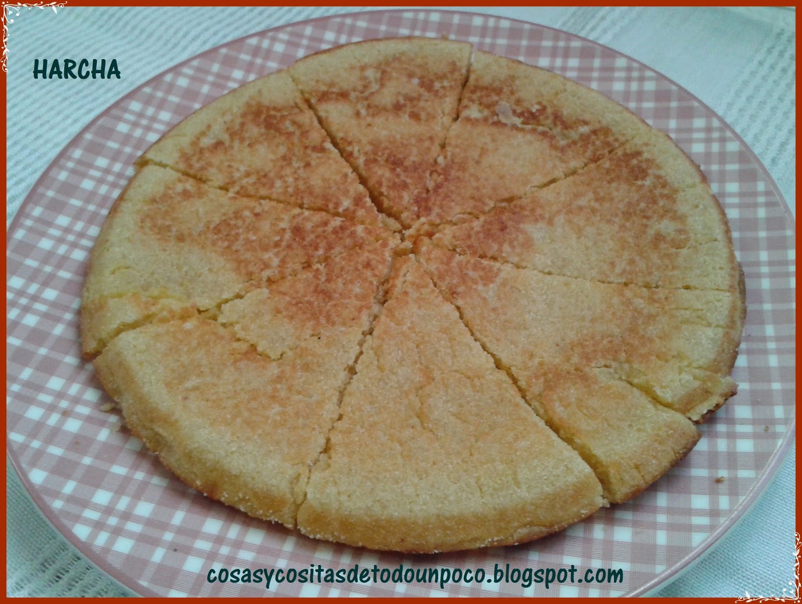 El rincón de Mariam: Harcha ("pan frito" marroqui) con semola,leche y ...