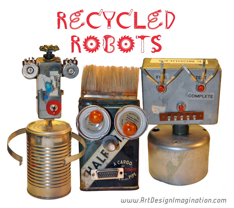 Art Design Imagination: Recycled Robots - A Summer Workshop for Kids