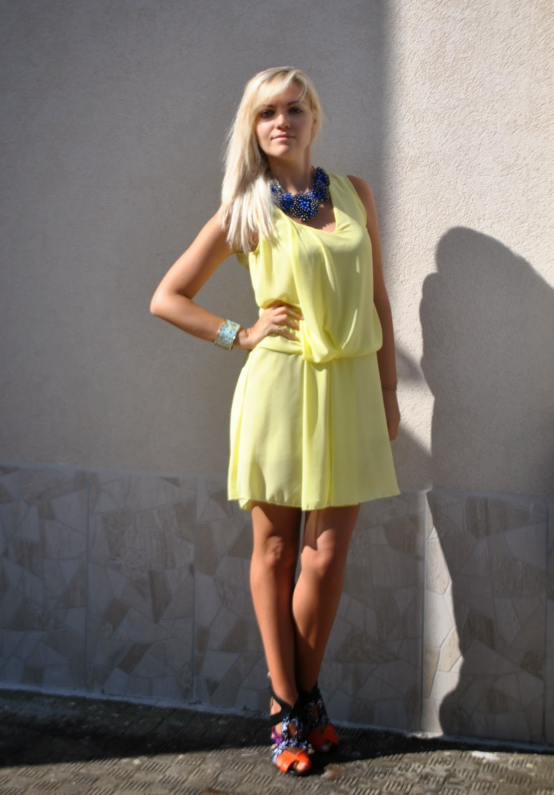 Color-Block By FelyM.: OUTFIT ABITO GIALLO
