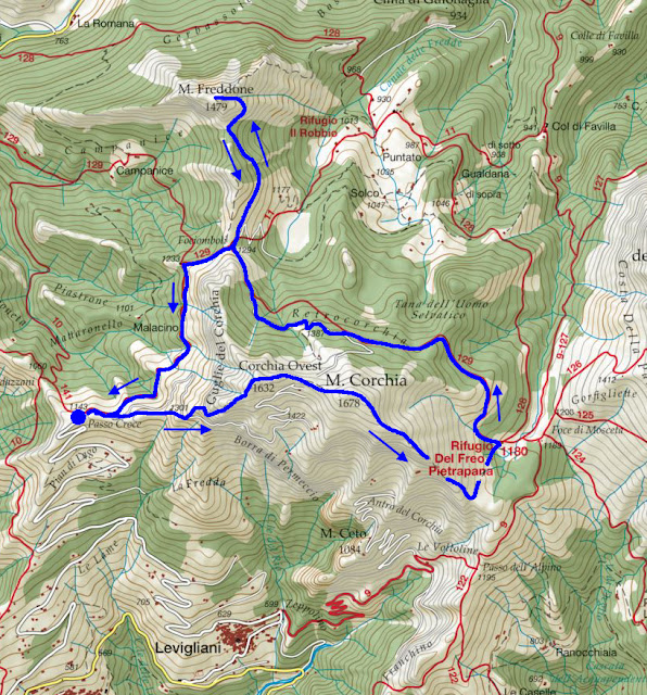 Escursionismo a 360°: Monti Corchia e Freddone (EE)