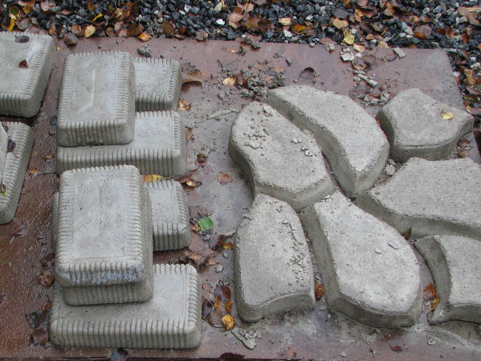 Trädgårdsprinsessans Dagbok: Betong. Concrete.