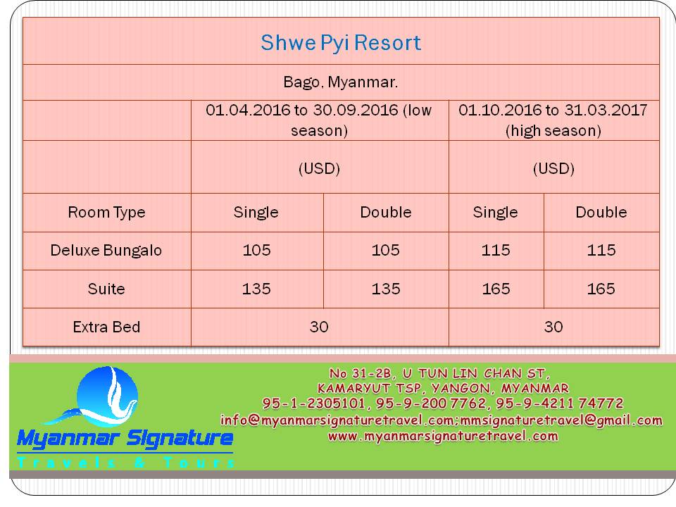 Book Myanmar Hotel: Shwe Pyi Resort