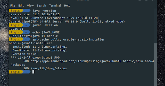 Linux и Android: Установка Oracle Java 11 в Ubuntu, Linux Mint или Debian