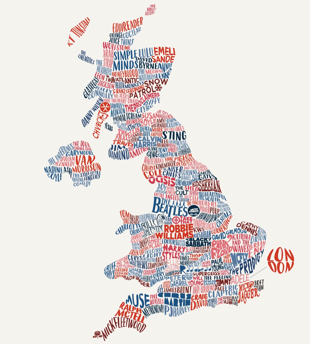 The Big British Music Map