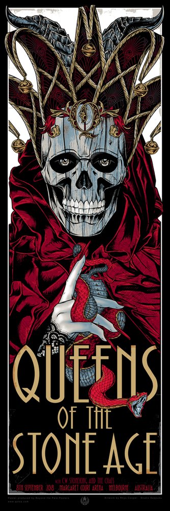INSIDE THE ROCK POSTER FRAME BLOG: Rhys Cooper Metallica & Queens of ...