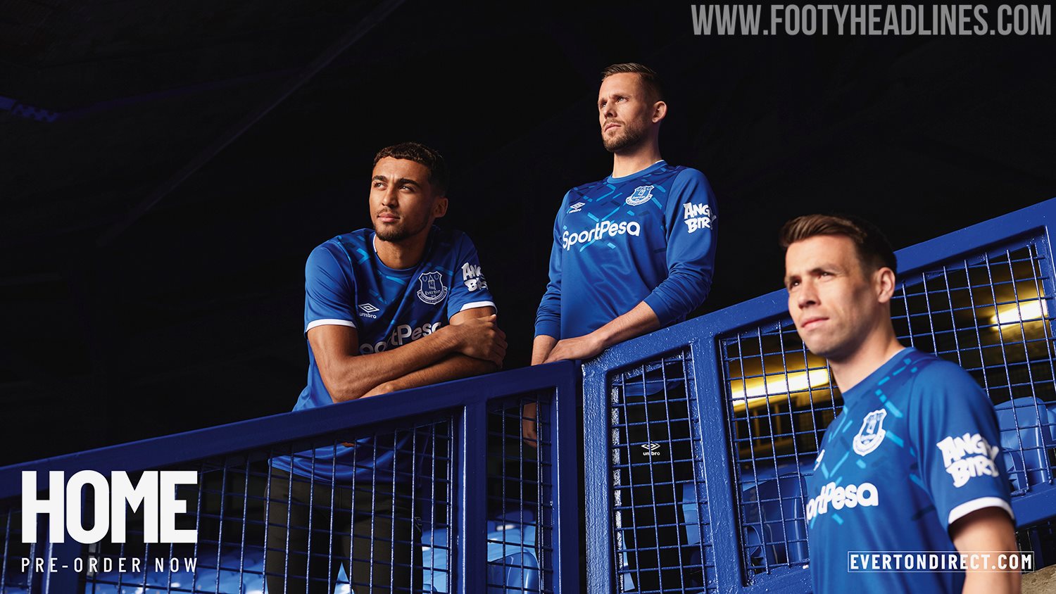 Everton 19-20 Home and Goalkeeper Kits Revealed - Footy Headlines