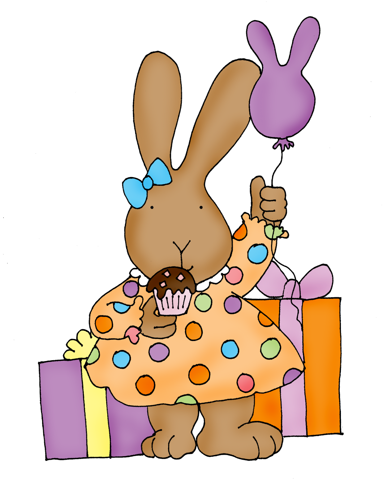 Birthday Bunny Clipart