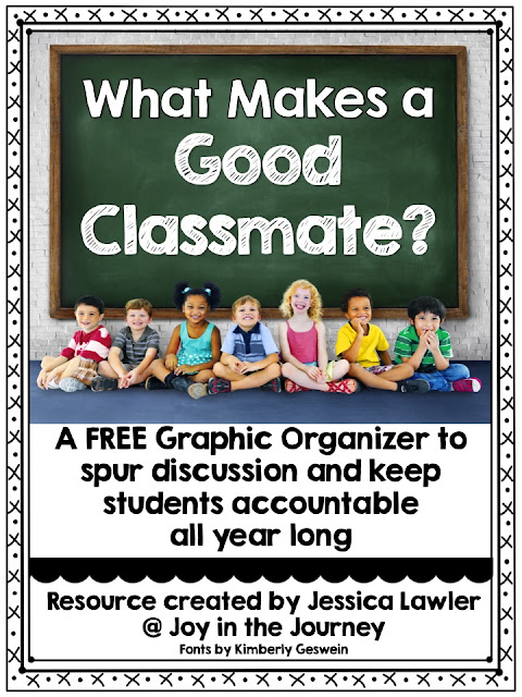 Fifth Grade Freebies: FREE Back-to-School Graphic Organizer: A Good ...