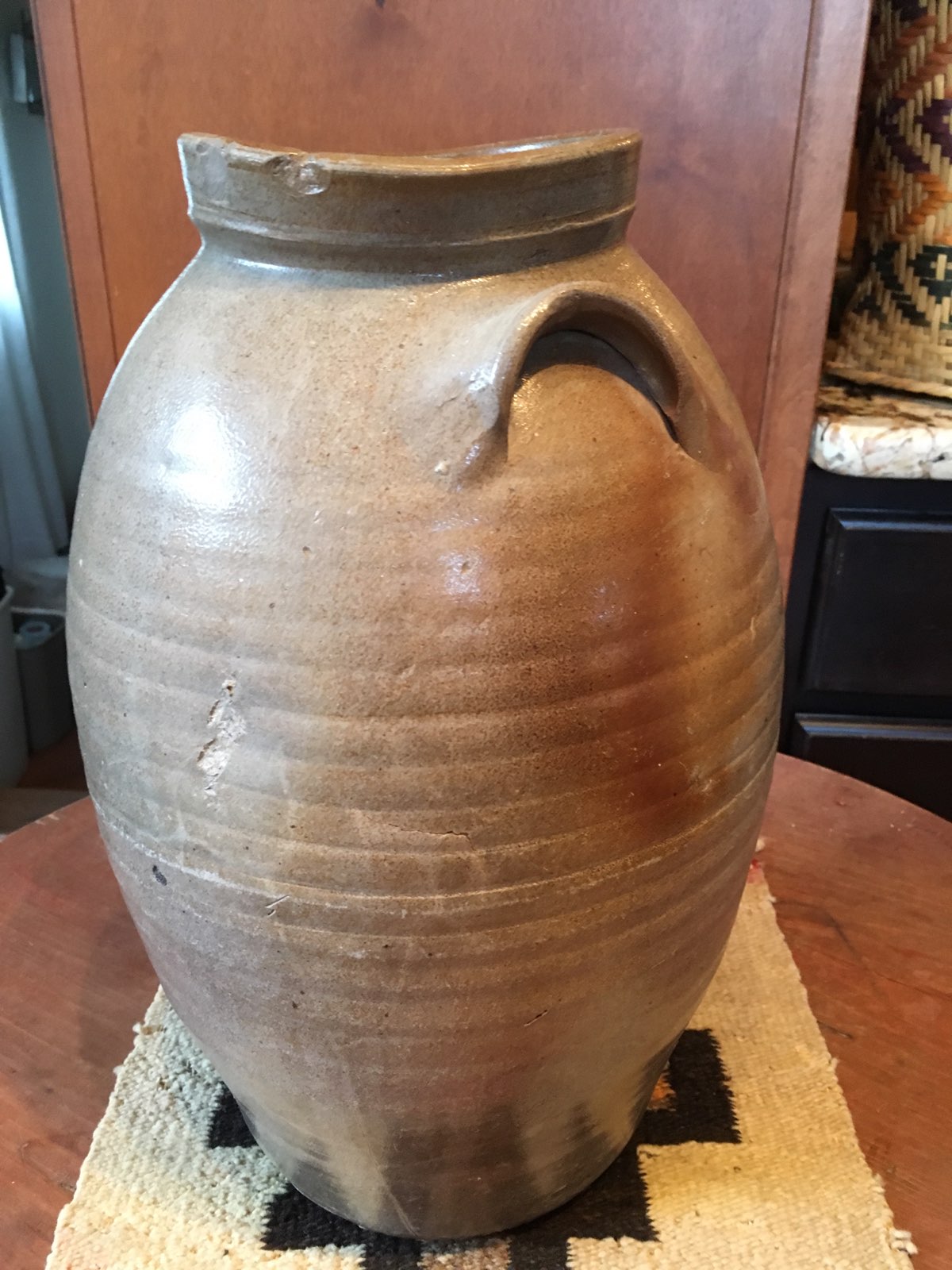 R. Harold Hollis: Daniel Cribbs stoneware jar, Tuscaloosa, Alabama
