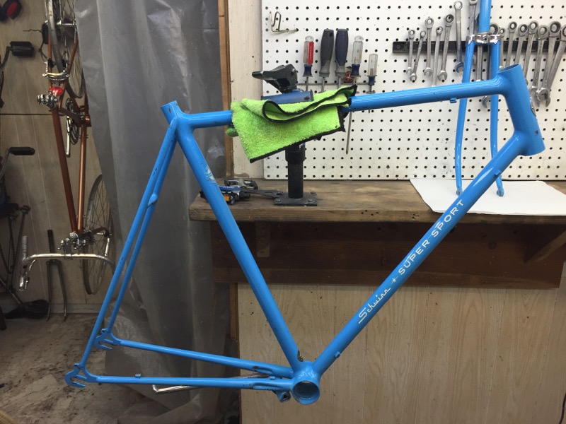 John's Bicycle Restorations: 1973 Schwinn Super Sport in Opaque Blue Restoration - The Year of ...