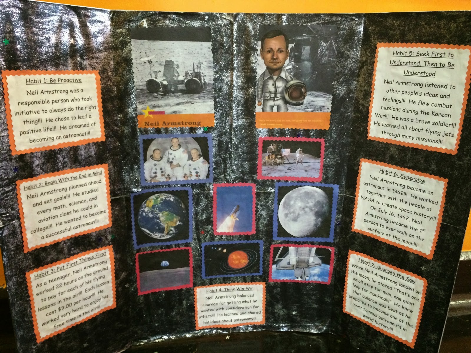 Neil Armstrong Poster Project Ideas