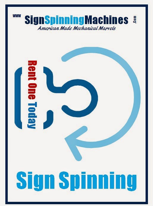 Sign Waving Sign Spinning Machine Robot Spinners Advertising Signs ...