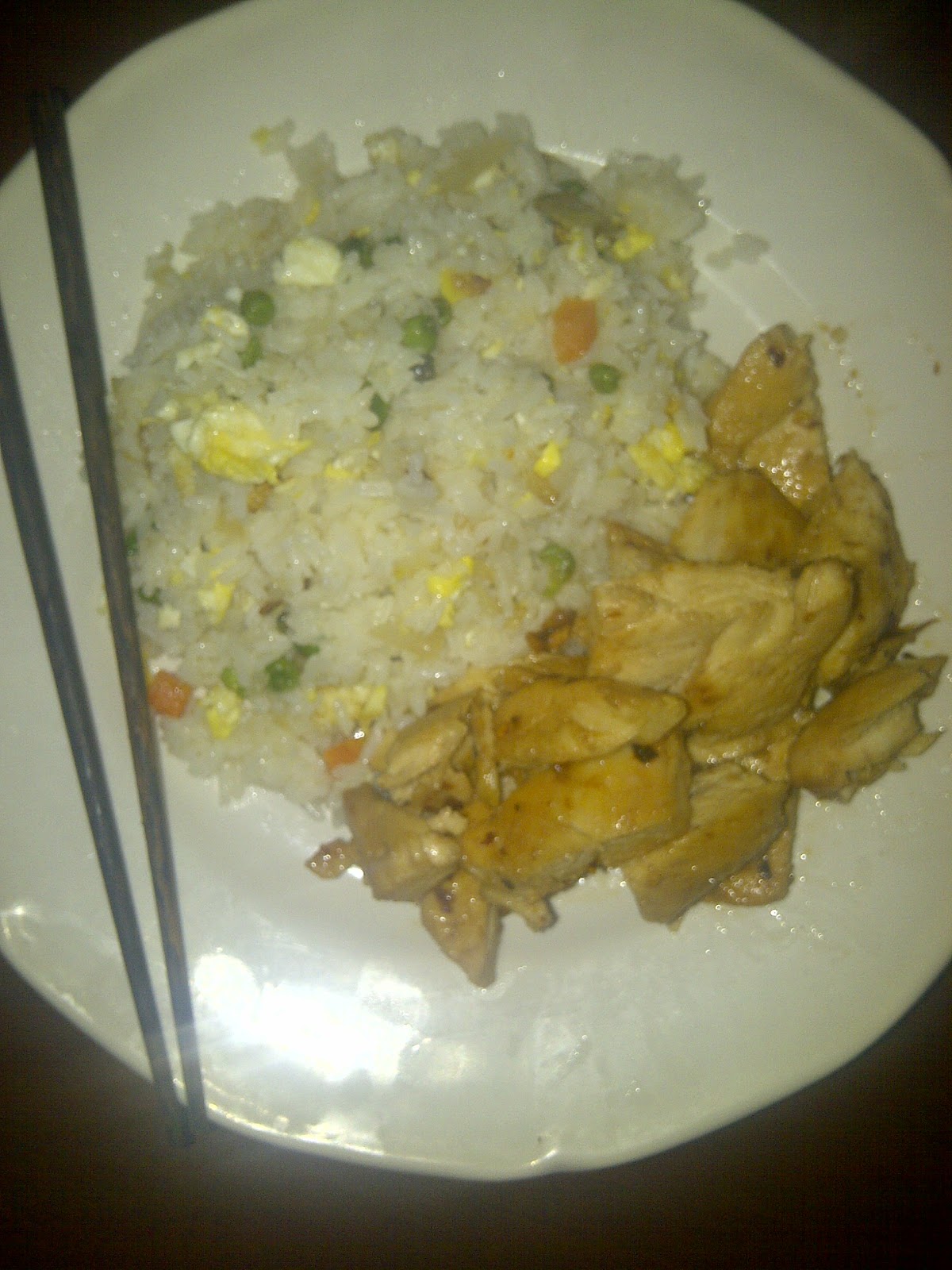 The Polish Hen: Kickin' Garlic Chicken and Fried Rice