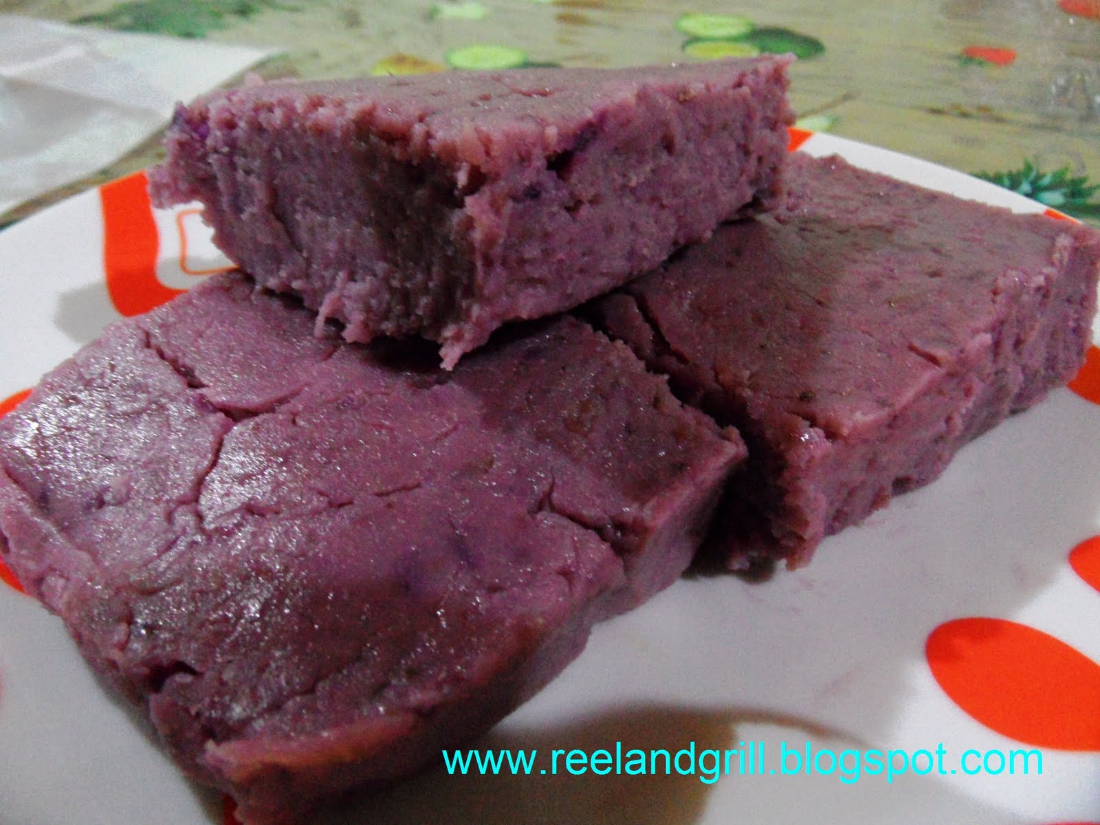 Reel and Grill: Ube Halaya or Halayang Ube (Purple Yam Pudding)