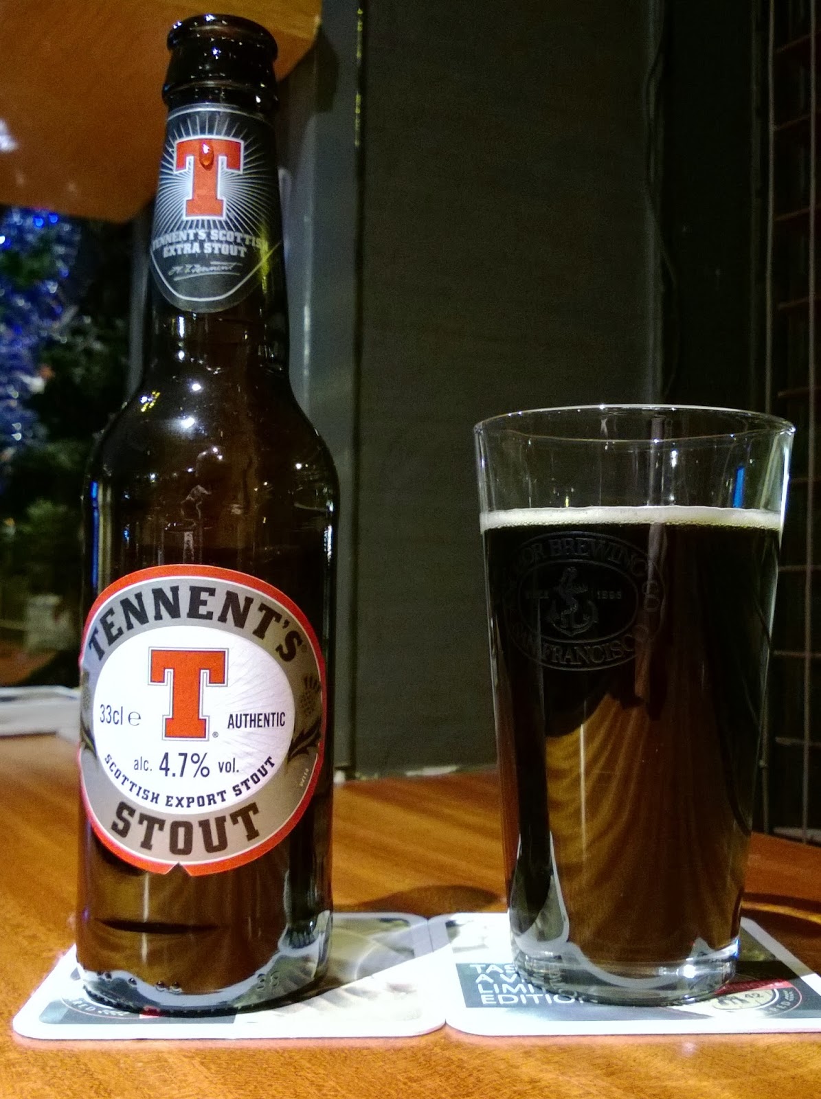 Arde arvioi: Tennent's Scottish Export Stout