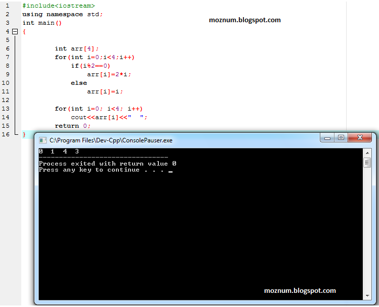 Answer of Dry Run Practice Program # 2 | Moznum