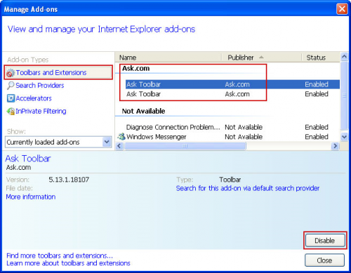 Browser hijacker removal guides: SPØRG TOOLBAR MANUAL REMOVAL GUIDE: EN TRIN FOR TRIN FJERNELSE ...